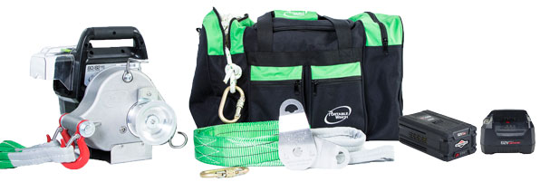 Portable Winch PCW-3000-Li-AIK Battery-Powered Capstan Winch